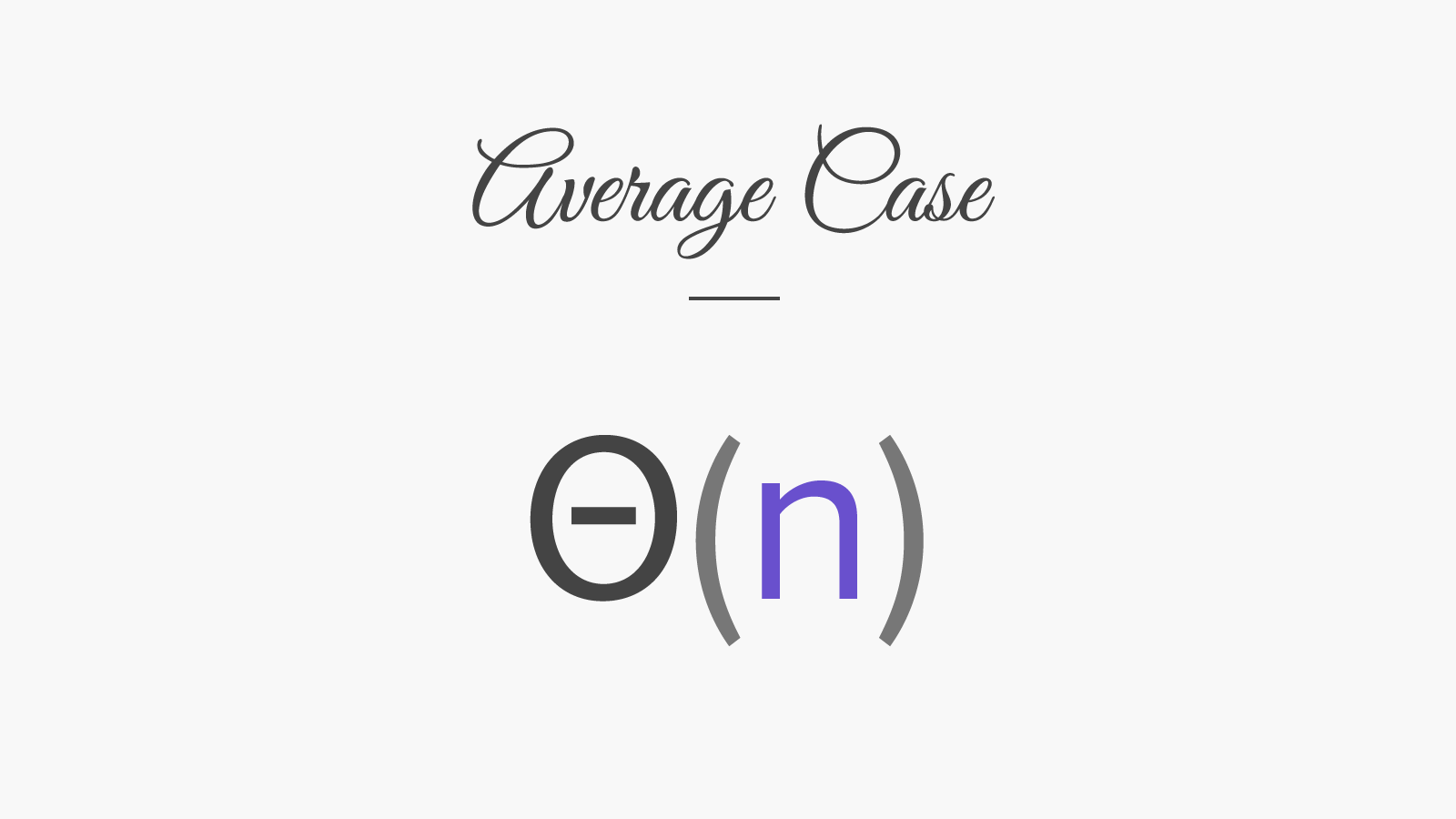 Algorithms With An Average Case Performance Of On Big O 7877
